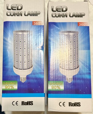 2-pk Rohs Huge Super Bright LED Bulb Chip Corn Light 50W 6000K | eBay