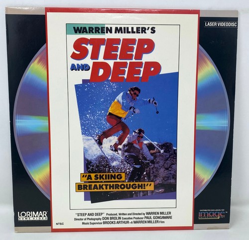 Warren Miller’s Steep and Deep Laserdisc ID5266LO Skiing LD Laser Disc | eBay