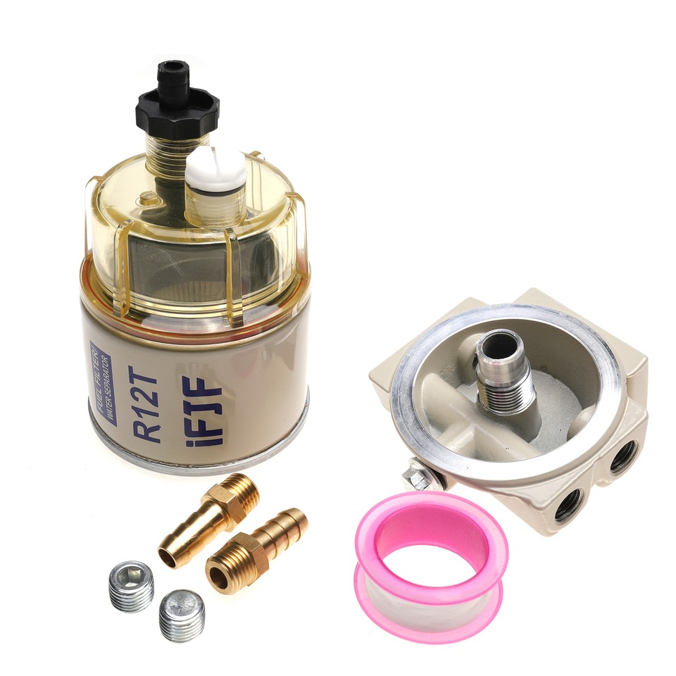 3X R12T Boat Marine Spin-on Fuel Filter Water Separator Lawn Mower ...