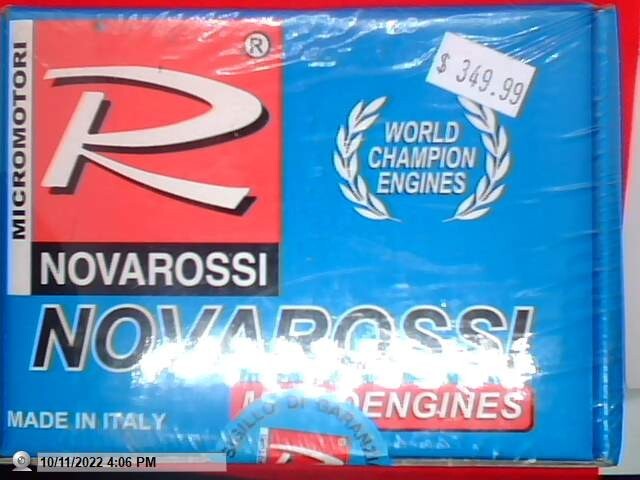NEW .21 Race N21B Engine Sealed Suit Novarossi Engine Part #N21B 2001 ...