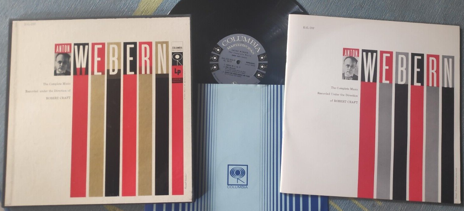Webern - The Complete Music Robert Craft Columbia 6-Eye 4LP Box Set NM ...