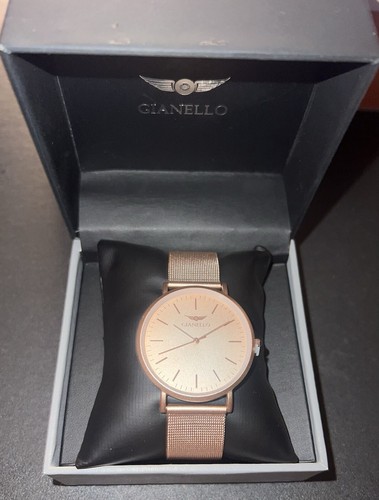 Gianello Stainless Steel Mesh Watch. New In Box. | eBay
