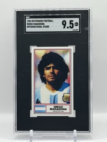 1984 Rothmans Football Diego Maradona International Stars Soccer Card ...
