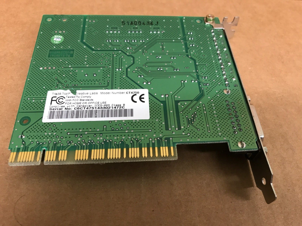 Creative Labs CT4750 Internal PCI Sound Audio Card with Midi Port | eBay