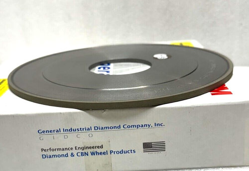 Borazon Grinding Wheel. GEN.IND.DIAM.USA. 1A1R - 8 x 0.190 x 60mm x=1/8 ...