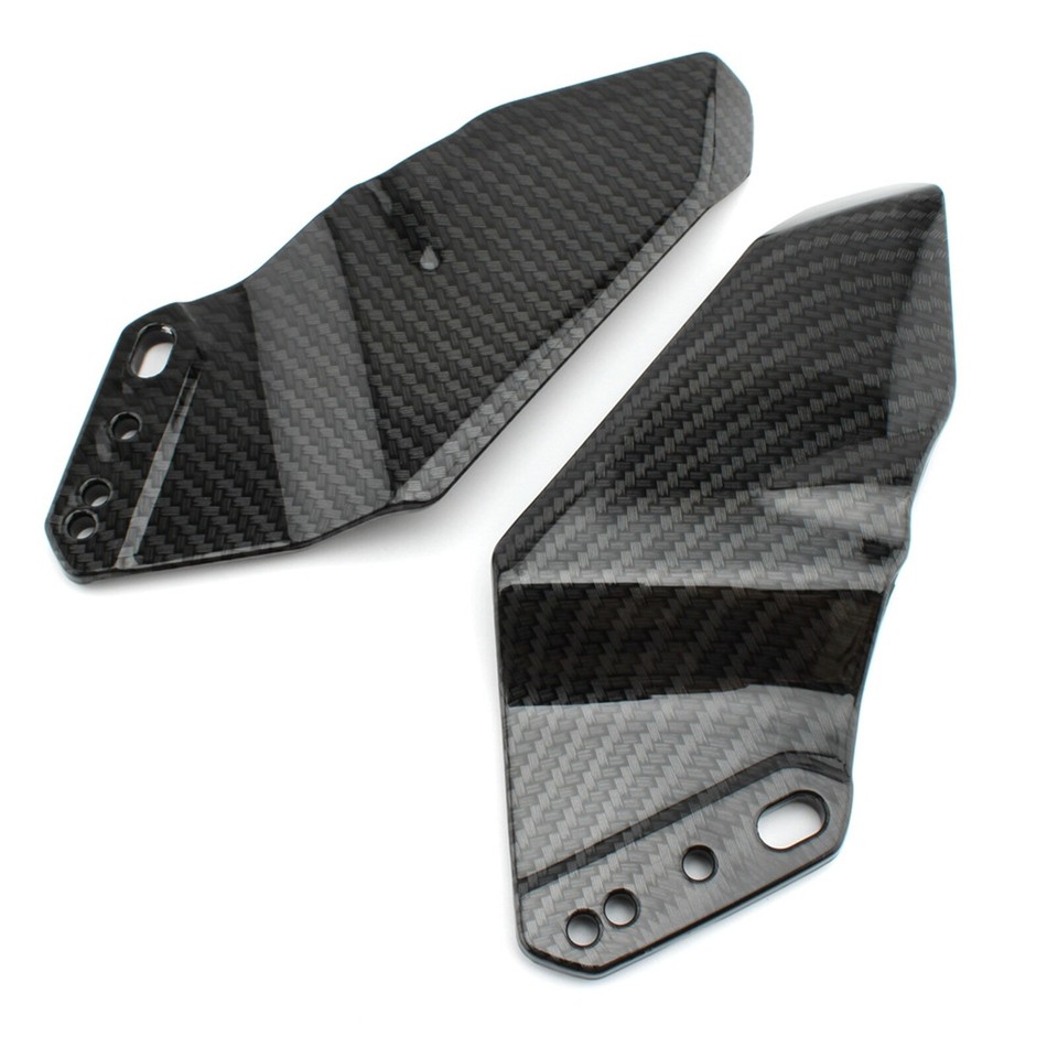 Carbon Fiber Look Front Side Winglets Spoiler For YAMAHA YZF-R1 00-20 ...