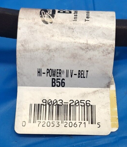 Gates Hi-power II Belt B56 S43 for sale online | eBay