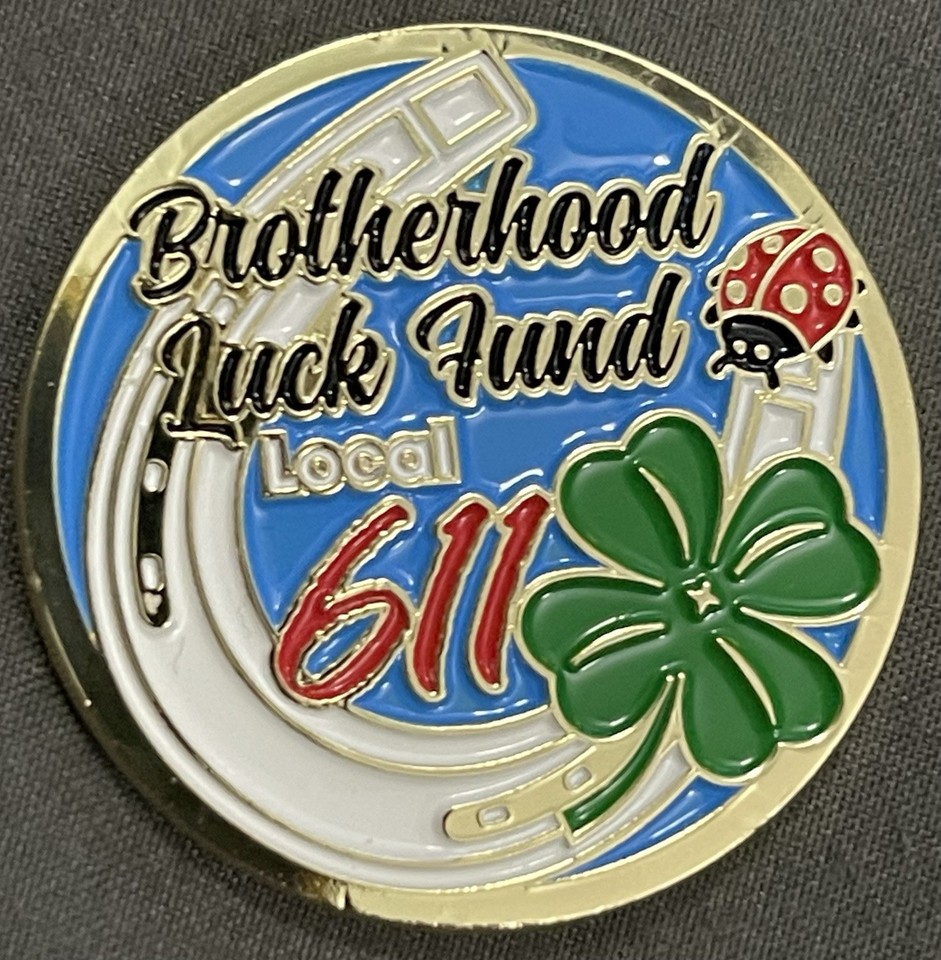 IBEW Local 611 Challenge Coin Albuquerque New Mexico Brotherhood Luck ...