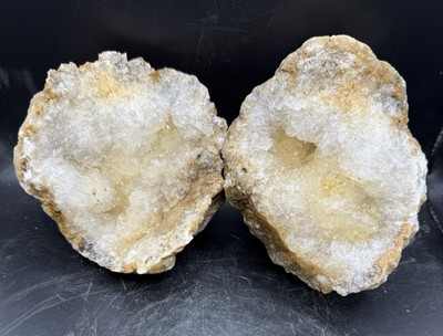 Fossilized Indiana Geode Quartz Crystal Whole Agate crinoid calyx 2,121 ...