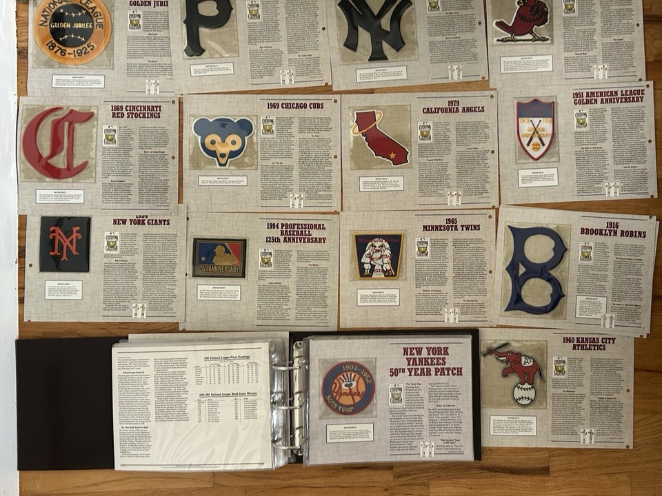 125 Years Of Official Baseball Patches Willabee And Ward Patch Book (36 ...