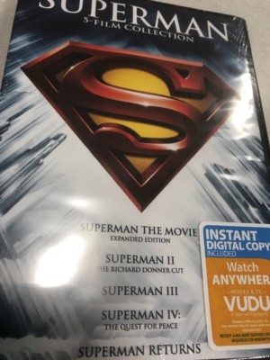 Superman 5 Film Collection (DVD Box Set) Factory Sealed FAST SHIPPING ...