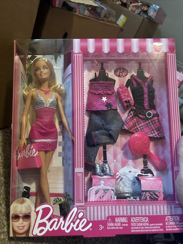 Year 2009 Barbie Fashionistas 12" Doll Set - Caucasian Model T1880 in ...