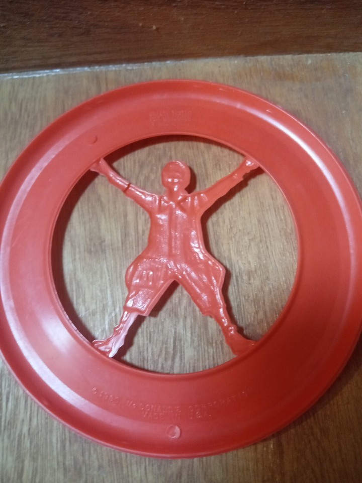 Vtg! 80s McDonalds Toy Frisbee Flyer | eBay