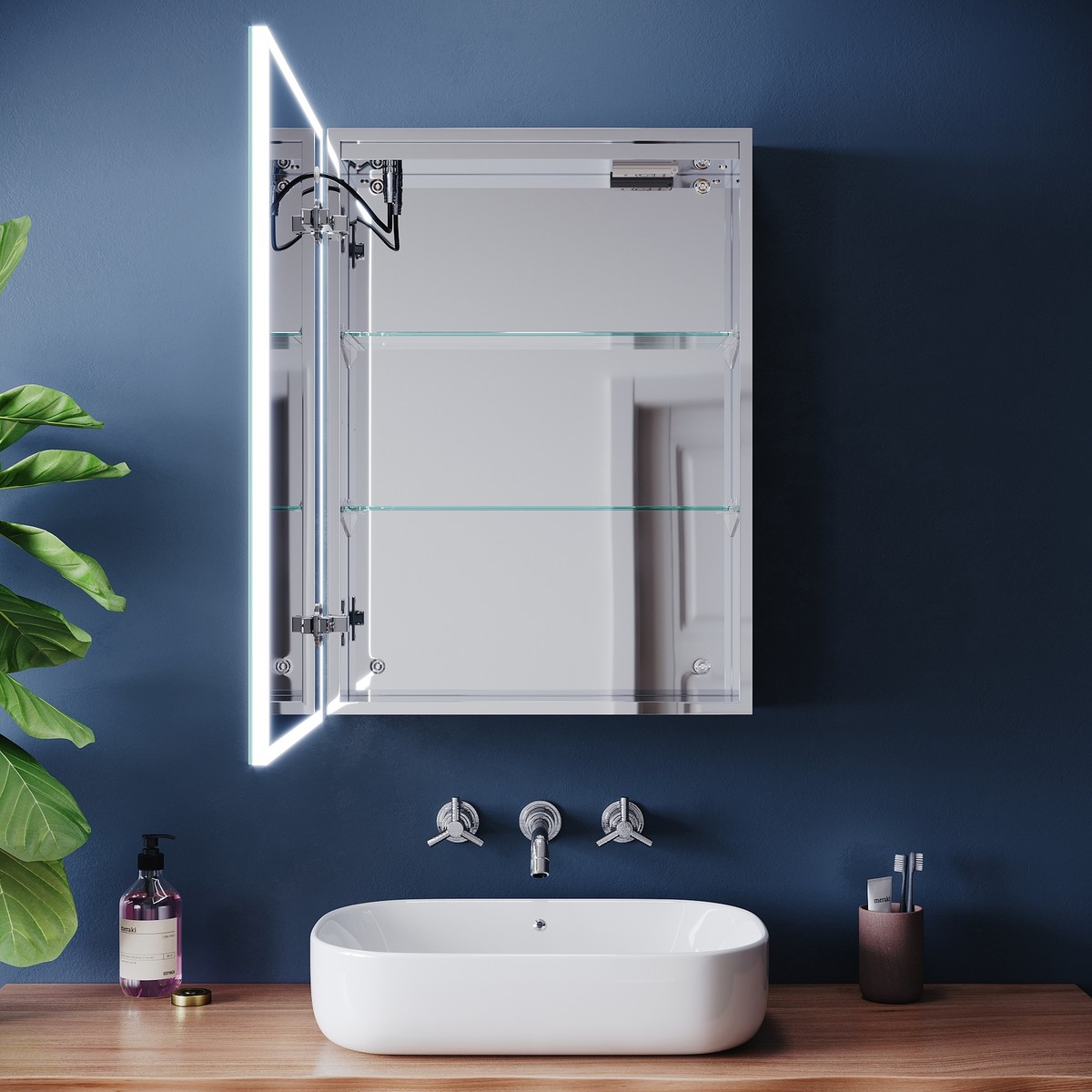 Bathroom Cabinet Mirror Shaving Socket | Cabinets Matttroy