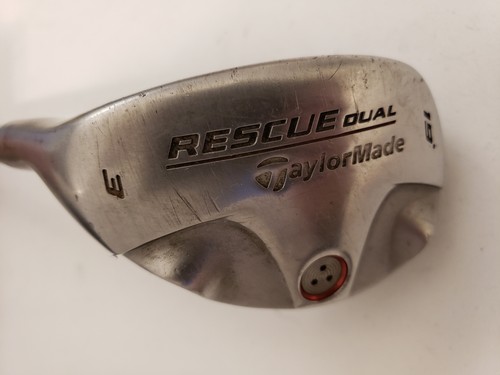 Used TaylorMade Rescue Dual - 3 Hybrid 19* - Stock Steel - Stiff - LH ...