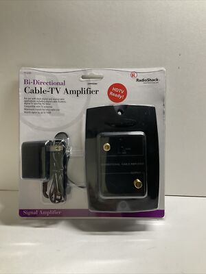 Radio Shack Bi Directional Cable TV Amplifier 15-2505 HDTV Ready - New ...