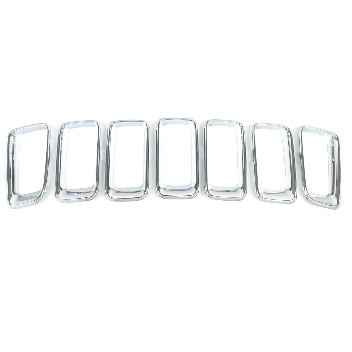 7PCS Chrome Grille Trim Molding Insert fit for Jeep Compass 2011-2017 ...