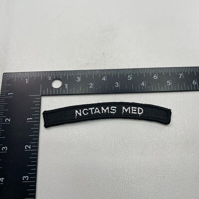 NCTAMS MED US Navy MEDICAL Tab Patch (Rocker, UIM) 22MQ | eBay