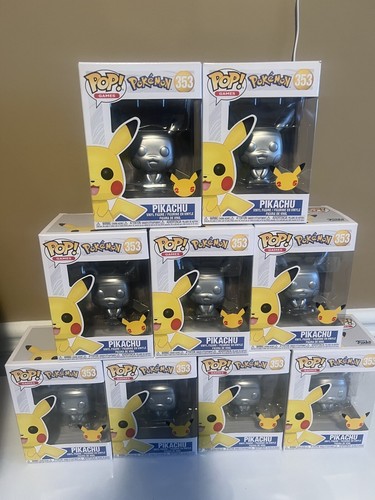 Funko POP! Games: Pokemon - 10" Pikachu (Metallic) PRE ORDER! March 18 ...