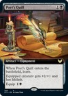 Poet's Quill - Foil - Extended Art NM, English MTG Strixhaven School Of ...