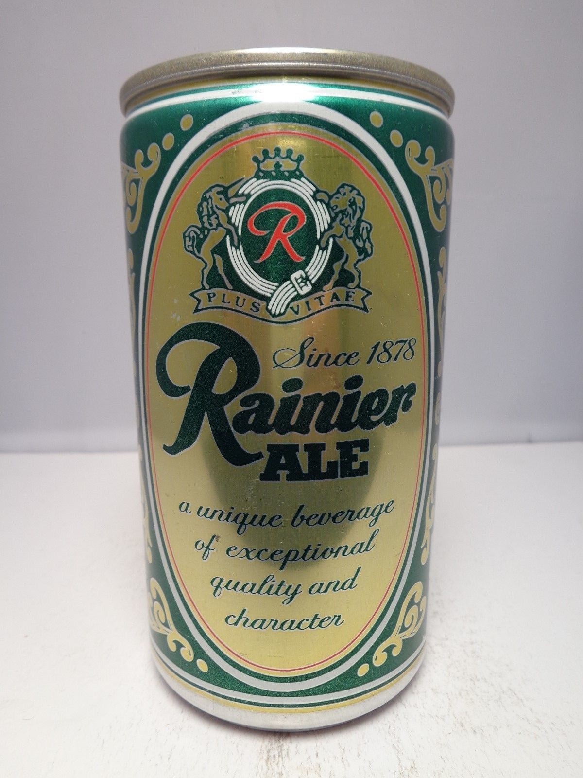 RAINIER ALE ALUMINUM STAY TAB BEER CAN 111-31 UNIQUE BEVERAGE SEATLE ...
