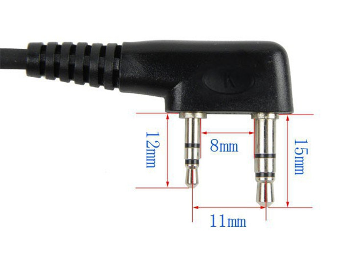 2 Pin USB Programming Cable for BAOFENG UV-6R PUXING WOUXUN KENWOOD ...