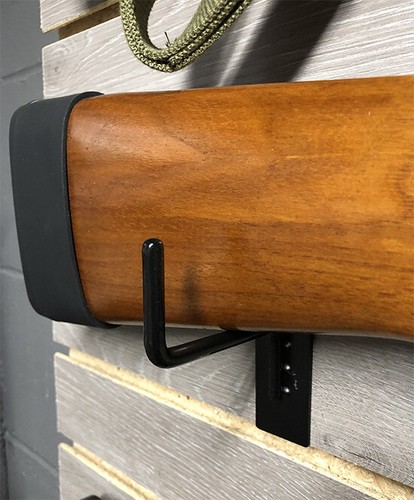 60 Pack - Pegboard Slatwall Rifle Gun Firearm - Cradle Hook Holder ...