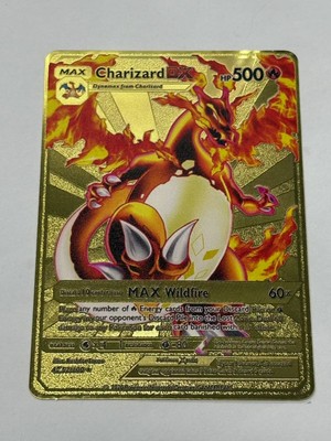Charizard DX HP500 Metal Pokémon Card-Collectible Gift Display | eBay