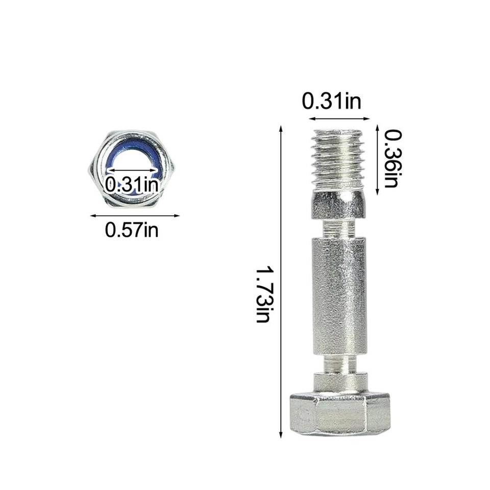 Auger Protection Shear Pin Kit Replacement Parts Metal Shear Pins For ...