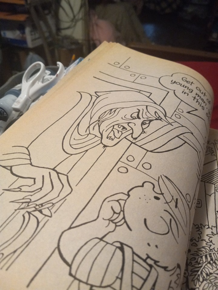 Vintage 1987 Denice The Menace Giant Coloring Book | eBay