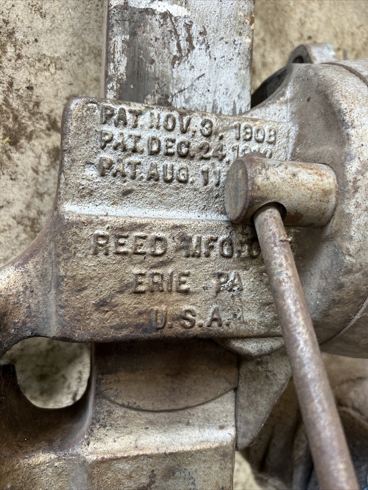 Reed Bench Shop Vise No. 204 Heavy Duty Swivel Base 4” Jaws | eBay
