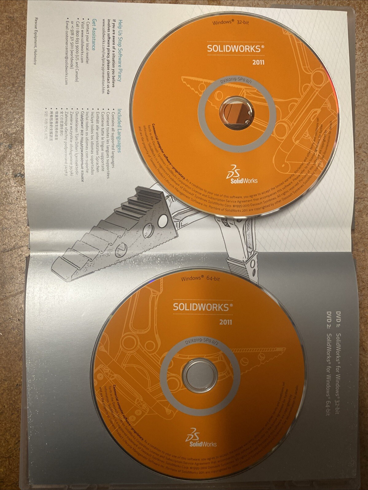 SOLIDWORKS 2011 3D CAD SOFTWARE 32/64 BIT DISCS NO KEY | eBay
