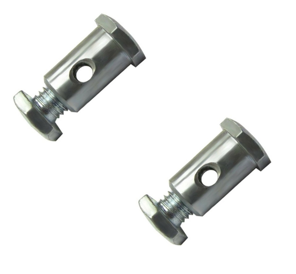 2x Universal Adjustable Cable Barrel Clamp Adjuster Bike Motorcycle ...