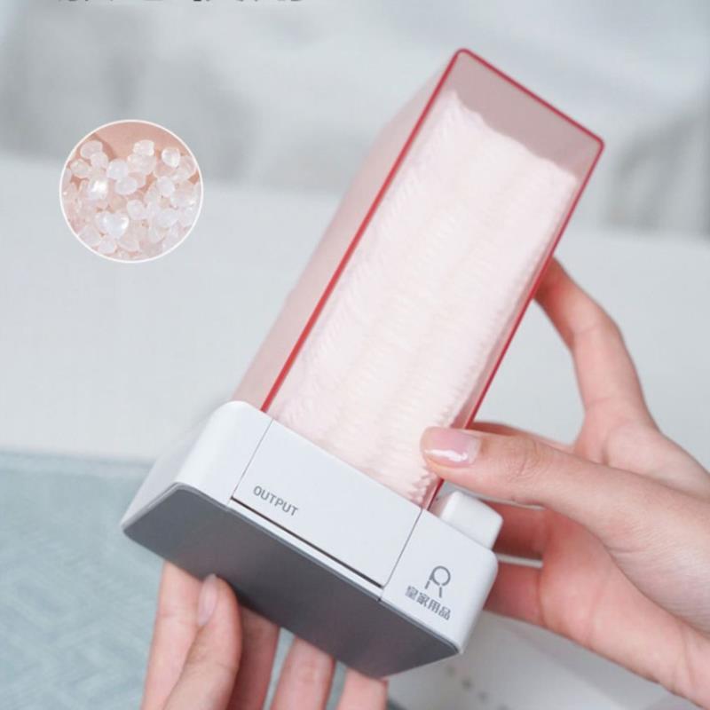 Automatic cosmetic cotton box Press type dustproof makeup remover ...