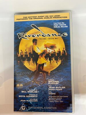 Riverdance The Show VHS Tape Michael Flatley Jean Butler Maria Pages ...