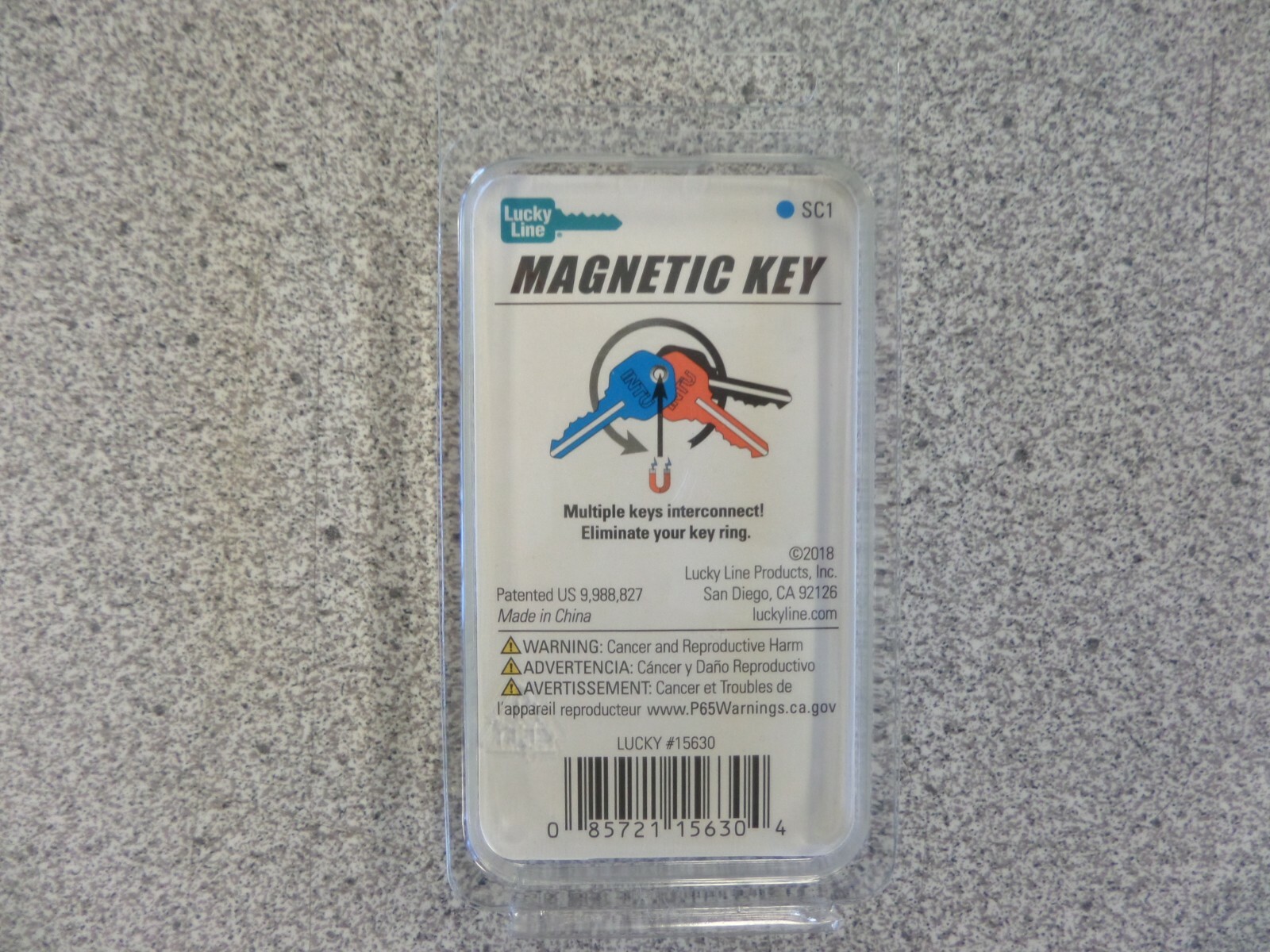 MAGNETIC BLUE SCHLAGE SC1 HOUSE KEY LUCKY LINE 15630 | eBay