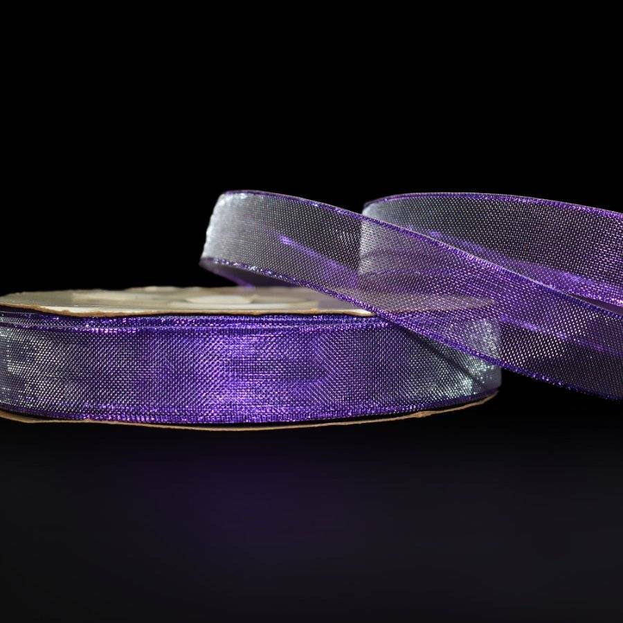 10 Yards Solid Metallic Purple Ribbon 7/8"W | eBay