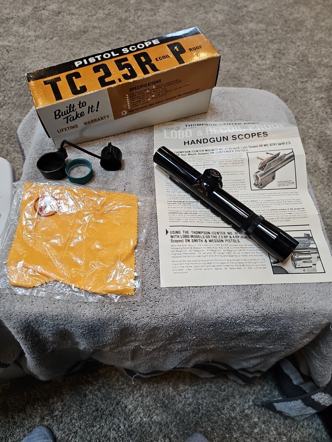 JAPAN TC THOMPSON CENTER 2.5X20 LER RECOIL PROOF DUPLEX PISTOL SCOPE ...