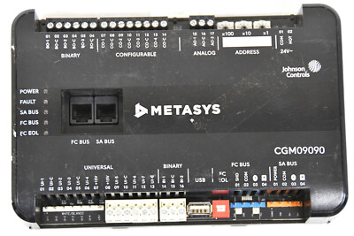 Johnson Controls Metasys M4-CGM09090-0 General Purpose Controller CGM ...