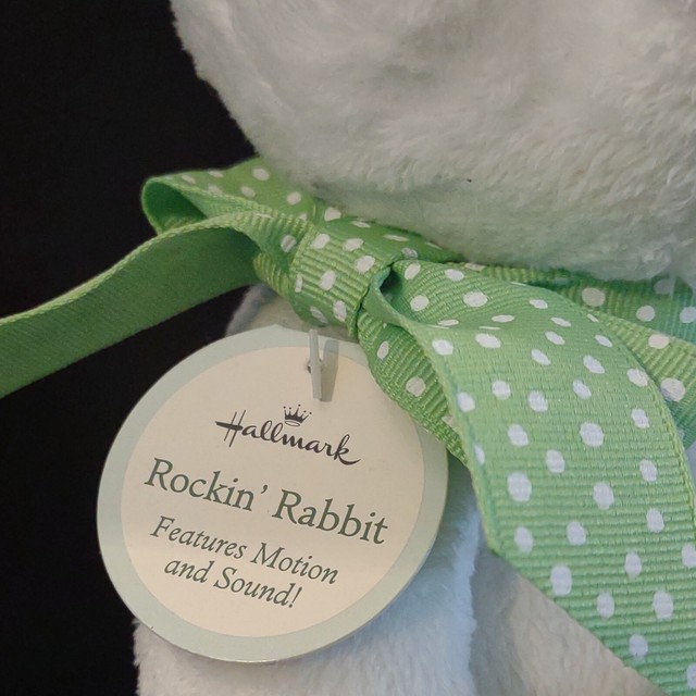 LT 5 Hallmark Easter Rockin Rabbit Bunny Bunnies With Chick and Egg ...