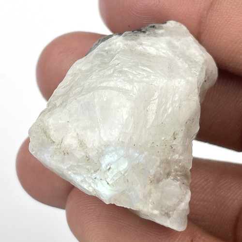 174 Cts Natural White Rainbow Moonstone Rough loose Gemstone | eBay