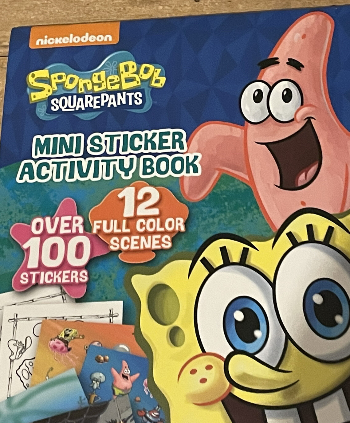 NEW SpongeBob Squarepants Mini sticker activity book 100+ stickers ...