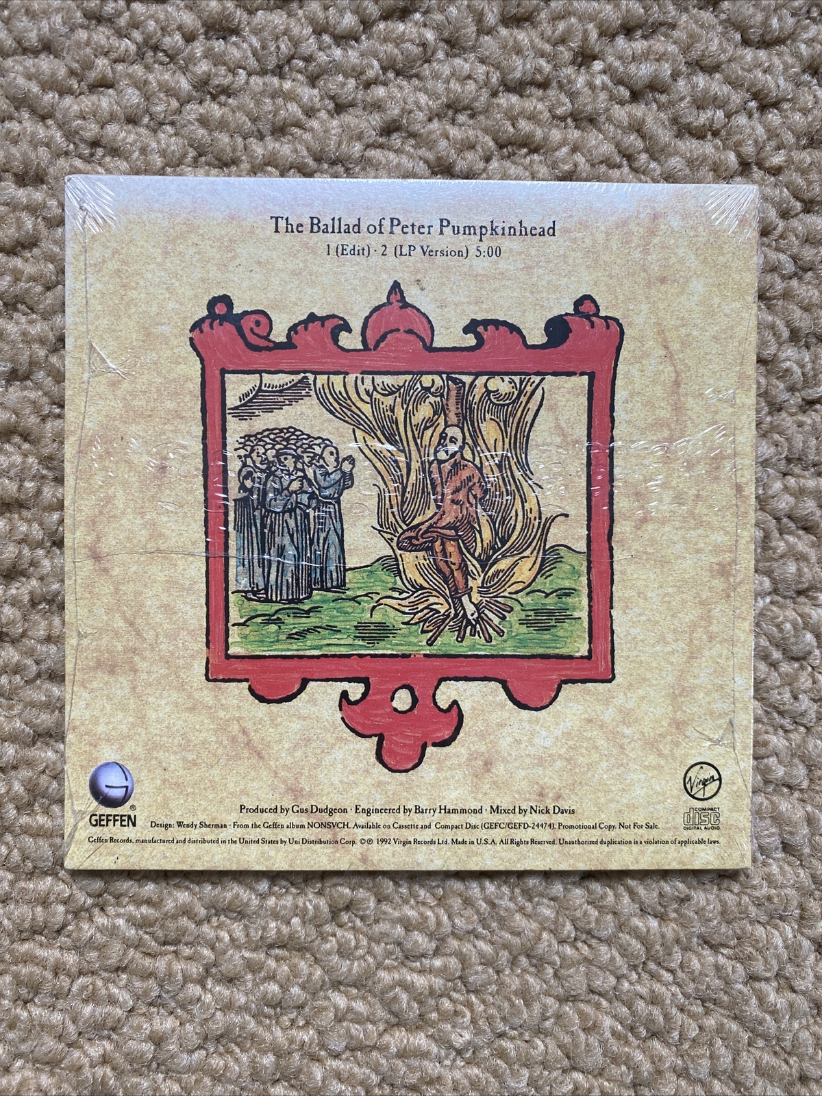 The Ballad of Peter Pumpkinhead [#1] [Maxi Single] by XTC (CD, Geffen ...