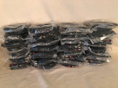 28 NEW High Performance Plus 10 Ft RCA TRI Cables Gold Tips E134689 75 ...