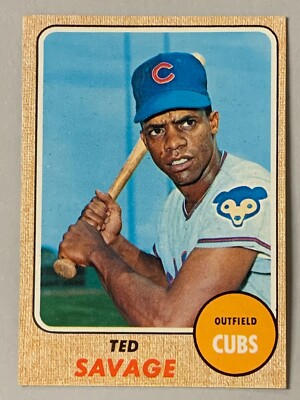 1968 Topps - #119 Ted Savage Chicago Cubs | eBay