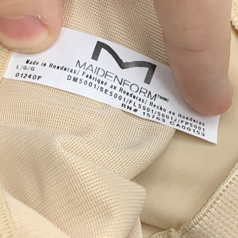 Maidenform L Shapewear Firm Foundation High-Waist Thigh Slimmer ...
