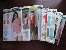 Simplicity Sewing Pattern Misses' Knit Wrap & Tie Dress in 2 Lengths ...