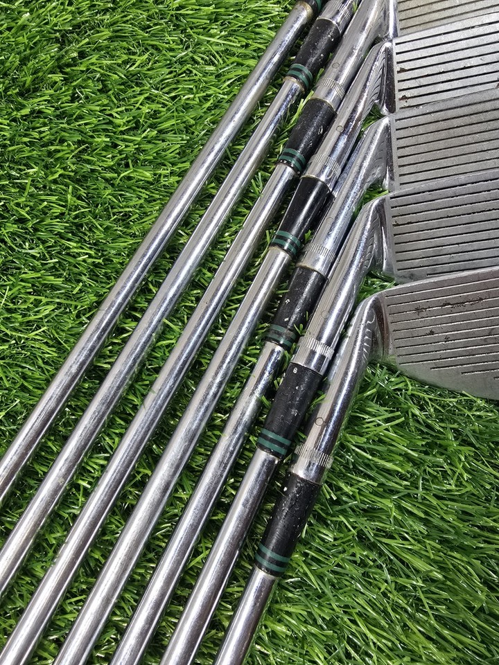 1973 Ben Hogan SABER Star Burst Forged Irons Set 3-9 Irons Steel Shaft ...