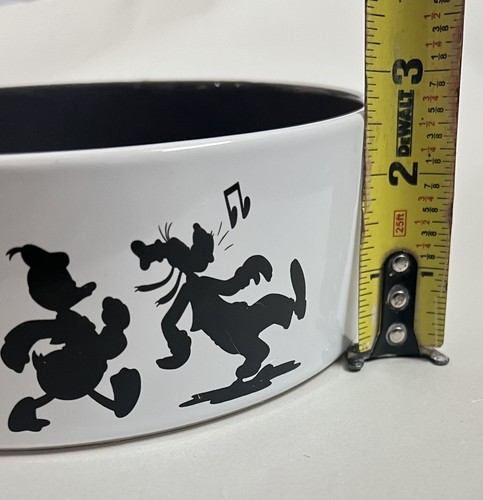 Chewy DISNEY Mickey Mouse Minnie Goofy Non Skid Large Ceramic Dog Cat ...