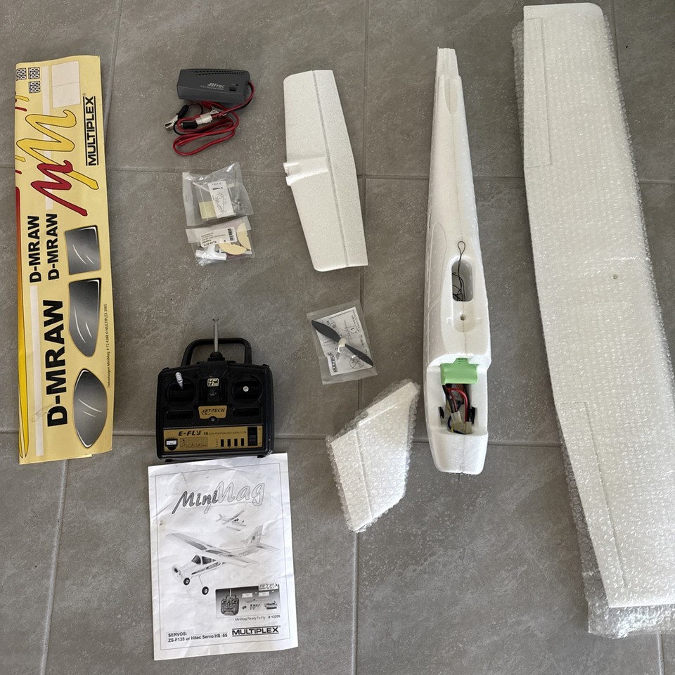 Multiplex MiniMag RTF RC Plane – Complete Kit w/ Art-Tech 72MHz ...